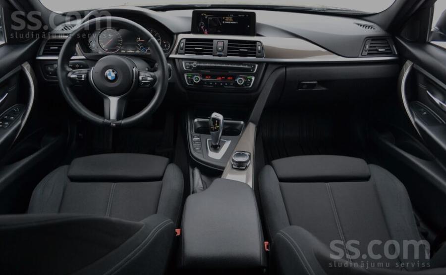 Black BMW 316 2015 in Jelgava, with an engine capacity of 1.60 L and mileage of 251 thousand km for 9300 €, photo 9 on AUTOMOTO.COM.LV