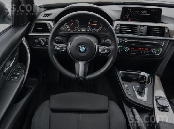 Black BMW 316 2015 in Jelgava, with an engine capacity of 1.60 L and mileage of 251 thousand km for 9300 €, photo 10 on AUTOMOTO.COM.LV
