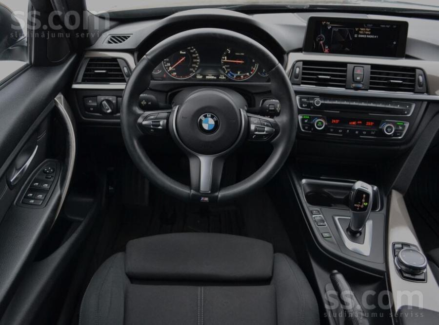 Black BMW 316 2015 in Jelgava, with an engine capacity of 1.60 L and mileage of 251 thousand km for 9300 €, photo 10 on AUTOMOTO.COM.LV
