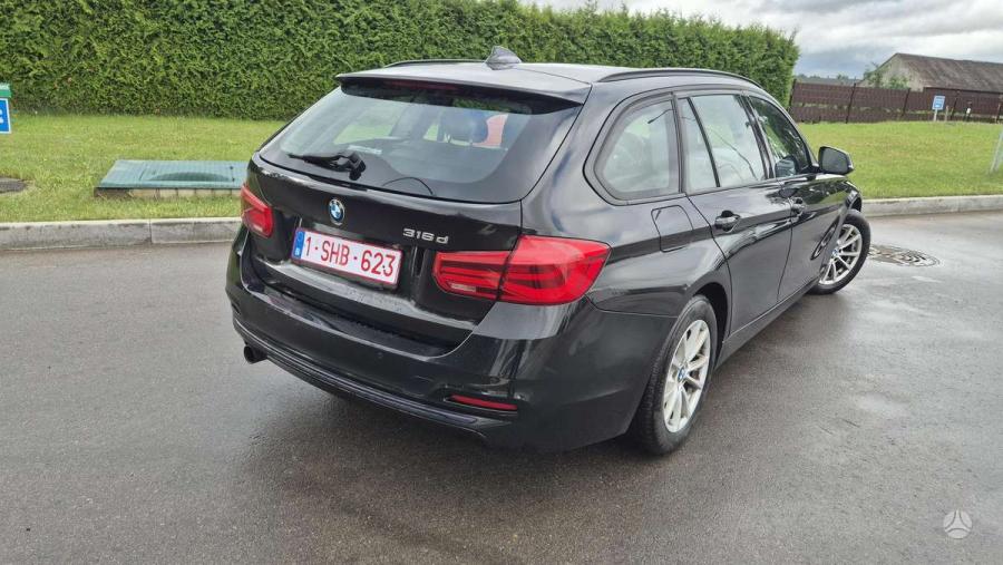 Black BMW 316 2015 in Taurage, with an engine capacity of 2.00 L and mileage of 318 thousand km for 7450 €, photo 10 on AUTOMOTO.COM.LV