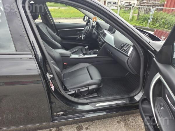 Black BMW 316 2016 in Riga, with an engine capacity of 2.00 L and mileage of 317 thousand km for 8200 €, photo 8 on AUTOMOTO.COM.LV