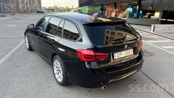 Black BMW 316 2016 in Riga, with an engine capacity of 2.00 L and mileage of 307 thousand km for 8500 €, photo 5 on AUTOMOTO.COM.LV