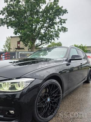 Black BMW 316 2016 in Bauska, with an engine capacity of 2.00 L and mileage of 350 thousand km for 8700 €, photo 4 on AUTOMOTO.COM.LV