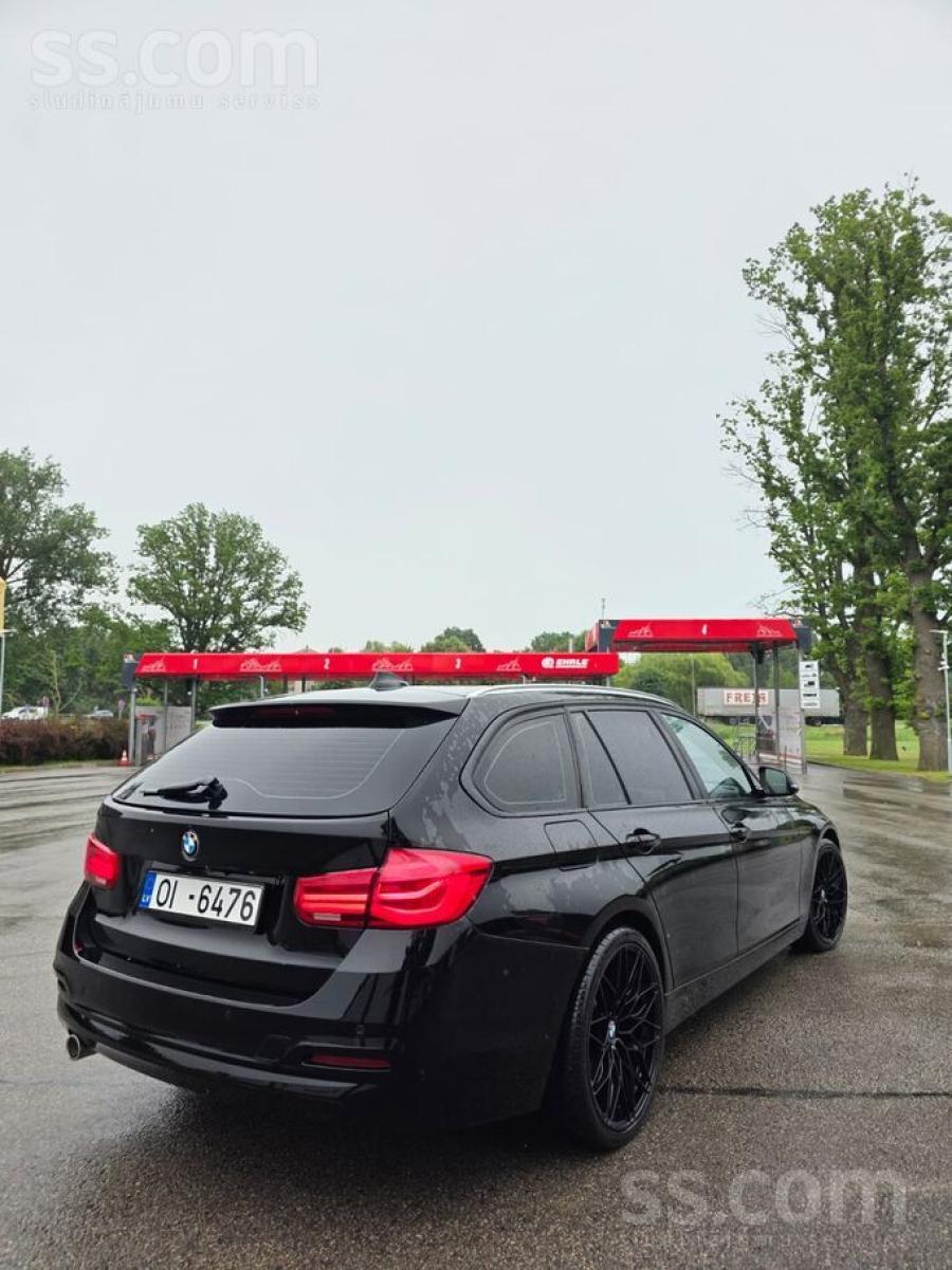 Black BMW 316 2016 in Bauska, with an engine capacity of 2.00 L and mileage of 350 thousand km for 8700 €, photo 5 on AUTOMOTO.COM.LV