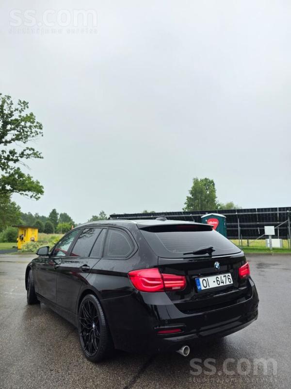 Black BMW 316 2016 in Bauska, with an engine capacity of 2.00 L and mileage of 350 thousand km for 8700 €, photo 6 on AUTOMOTO.COM.LV