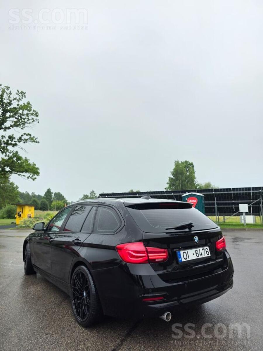 Black BMW 316 2016 in Bauska, with an engine capacity of 2.00 L and mileage of 350 thousand km for 8700 €, photo 6 on AUTOMOTO.COM.LV