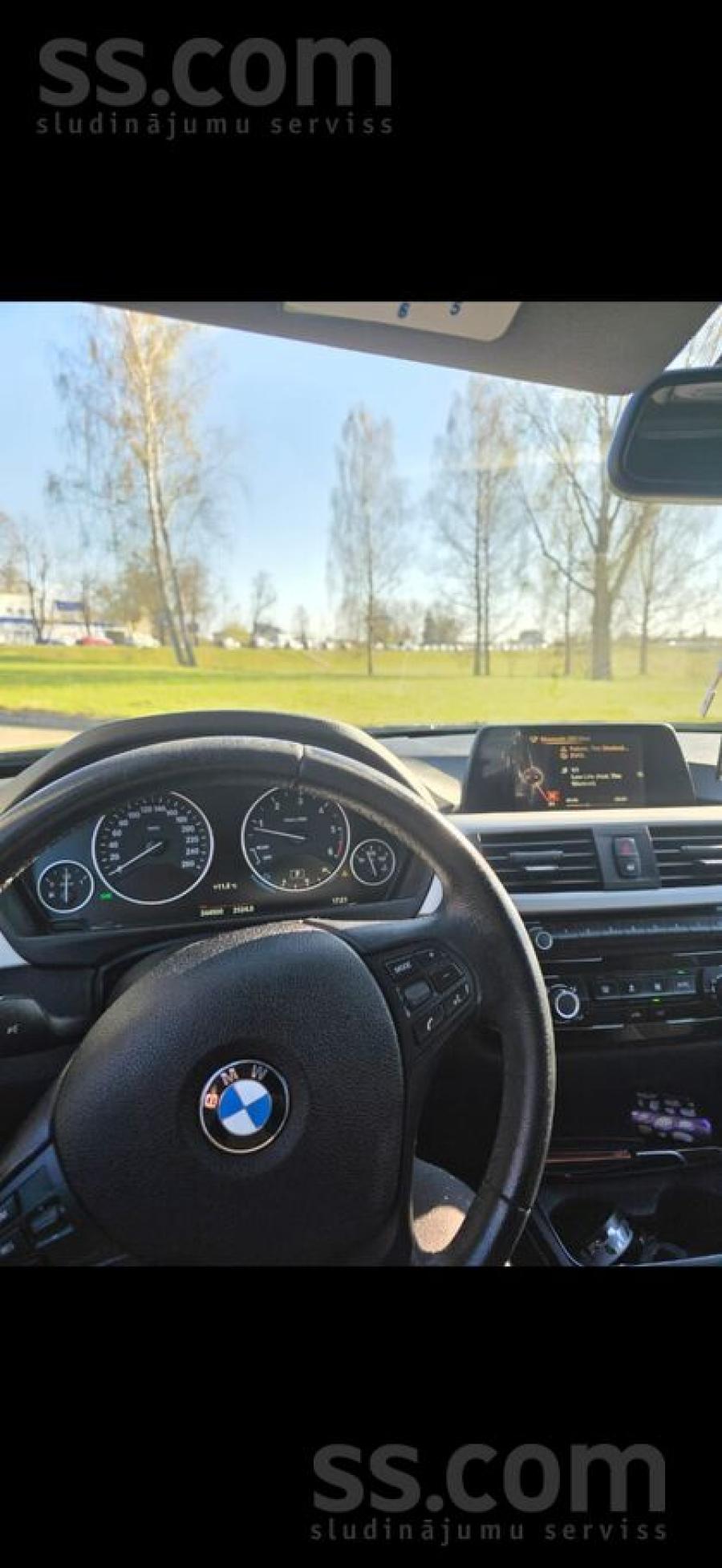 Black BMW 316 2016 in Bauska, with an engine capacity of 2.00 L and mileage of 350 thousand km for 8700 €, photo 8 on AUTOMOTO.COM.LV