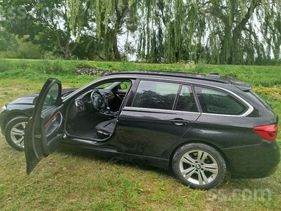 Black BMW 316 2016 in Riga, with an engine capacity of 2.00 L and mileage of 251 thousand km for 7600 €, photo 6 on AUTOMOTO.COM.LV