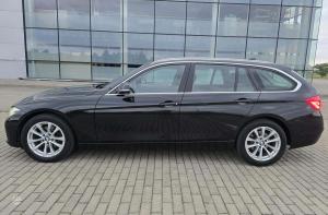 Black BMW 316 2017 in Panevezys, with an engine capacity of 2.00 L and mileage of 216 thousand km for 9499 €, photo 3 on AUTOMOTO.COM.LV
