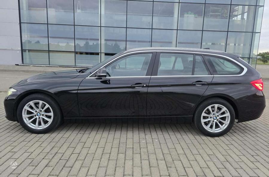 Black BMW 316 2017 in Panevezys, with an engine capacity of 2.00 L and mileage of 216 thousand km for 9499 €, photo 3 on AUTOMOTO.COM.LV