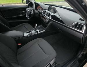 Black BMW 316 2017 in Panevezys, with an engine capacity of 2.00 L and mileage of 216 thousand km for 9499 €, photo 12 on AUTOMOTO.COM.LV
