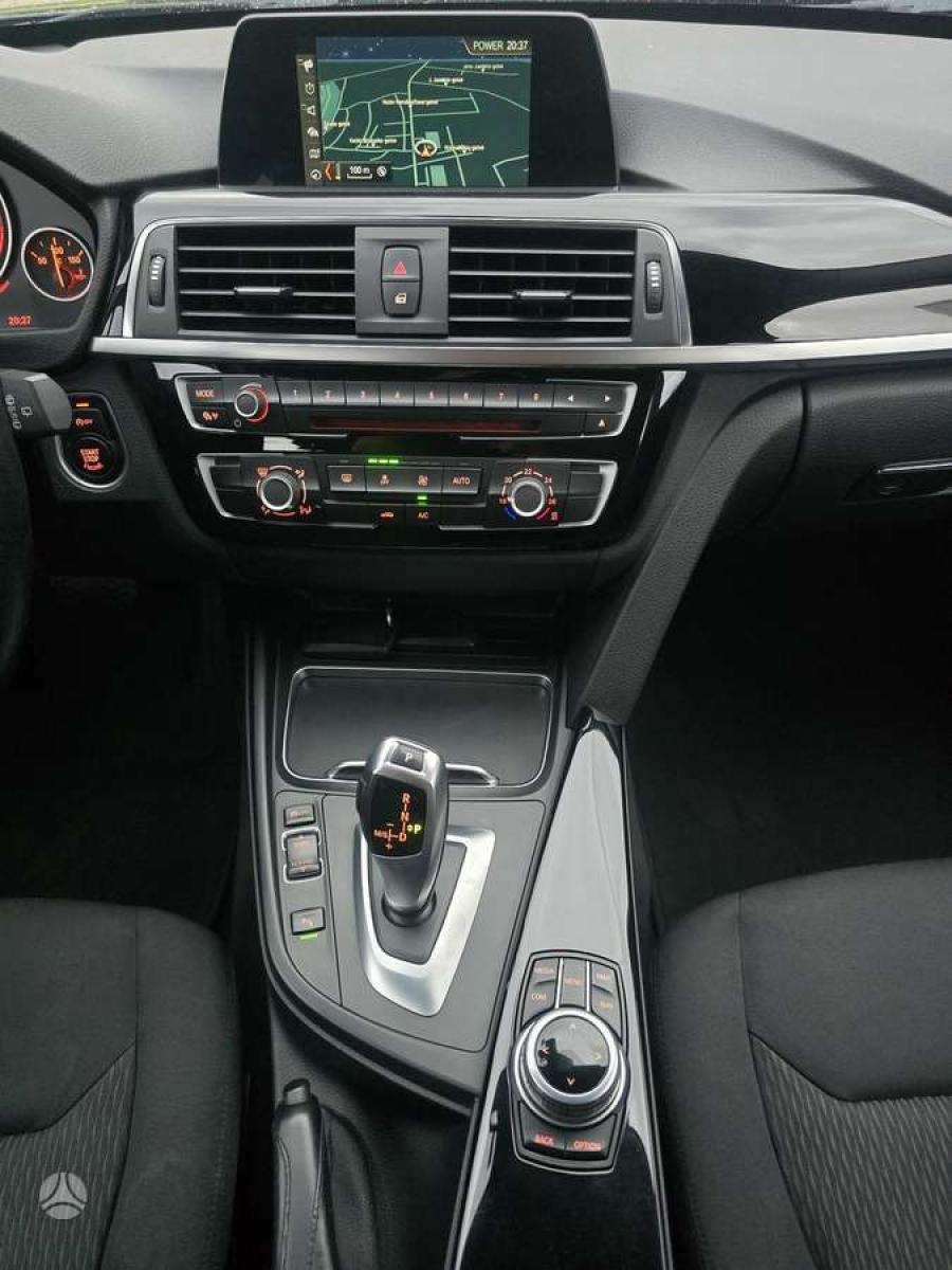 Black BMW 316 2017 in Panevezys, with an engine capacity of 2.00 L and mileage of 216 thousand km for 9499 €, photo 23 on AUTOMOTO.COM.LV