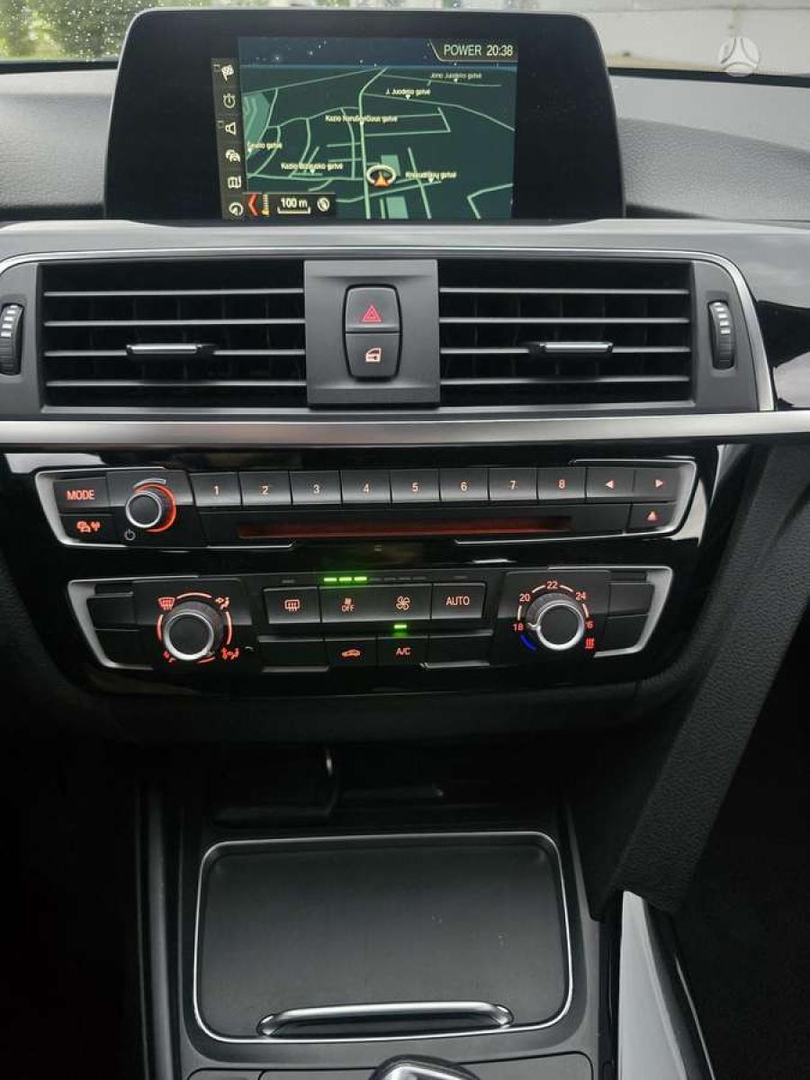 Black BMW 316 2017 in Panevezys, with an engine capacity of 2.00 L and mileage of 216 thousand km for 9499 €, photo 24 on AUTOMOTO.COM.LV