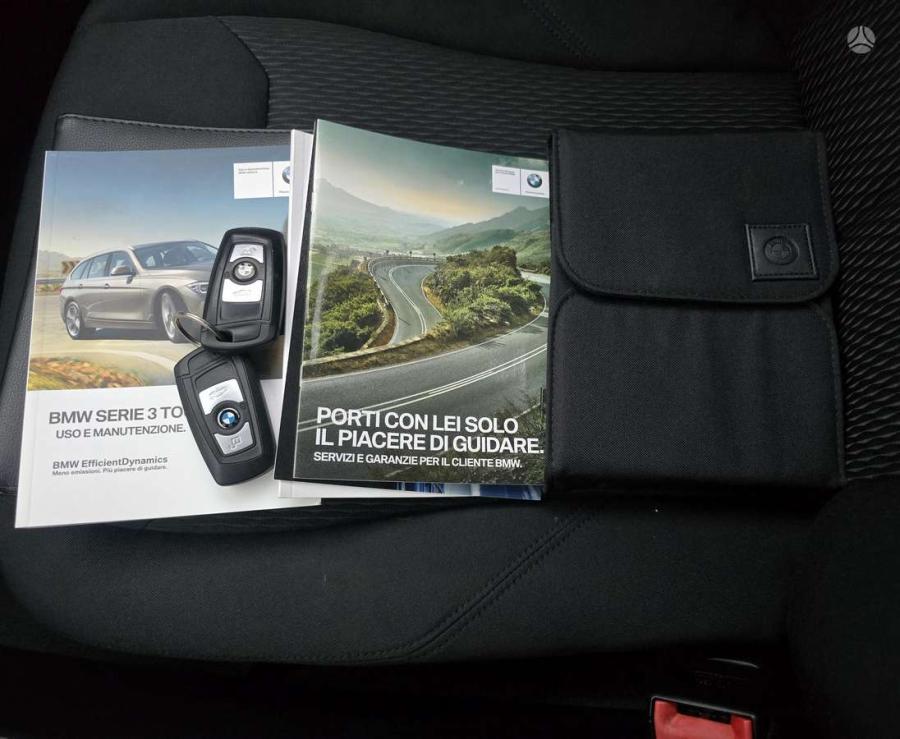 Black BMW 316 2017 in Panevezys, with an engine capacity of 2.00 L and mileage of 216 thousand km for 9499 €, photo 26 on AUTOMOTO.COM.LV