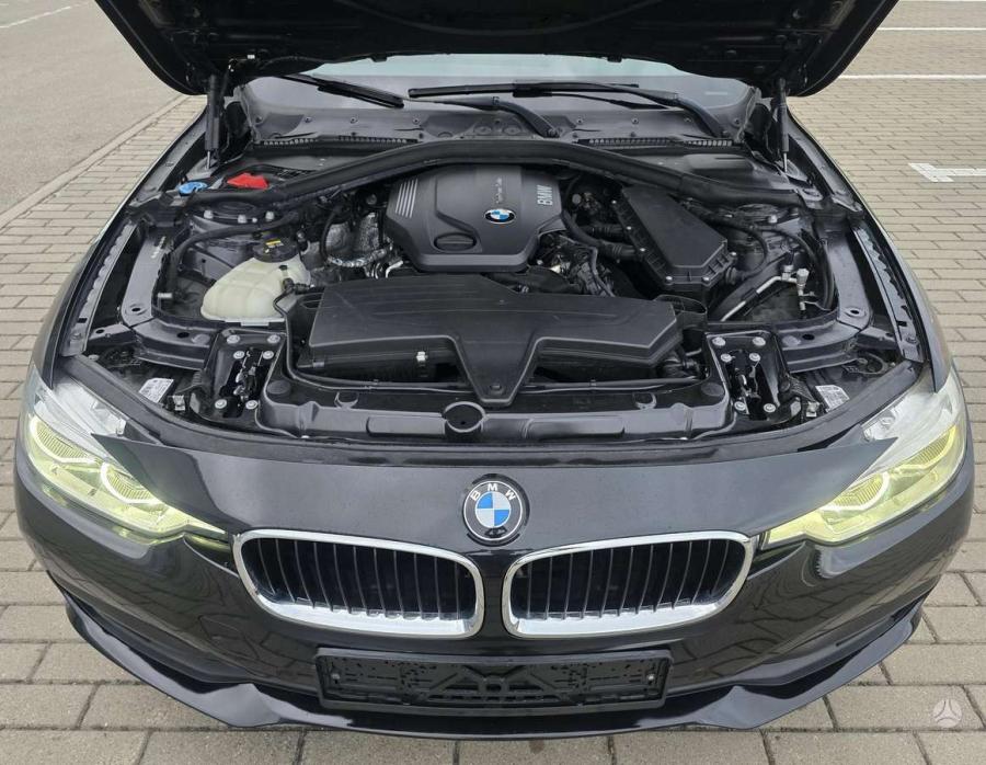 Black BMW 316 2017 in Panevezys, with an engine capacity of 2.00 L and mileage of 216 thousand km for 9499 €, photo 32 on AUTOMOTO.COM.LV