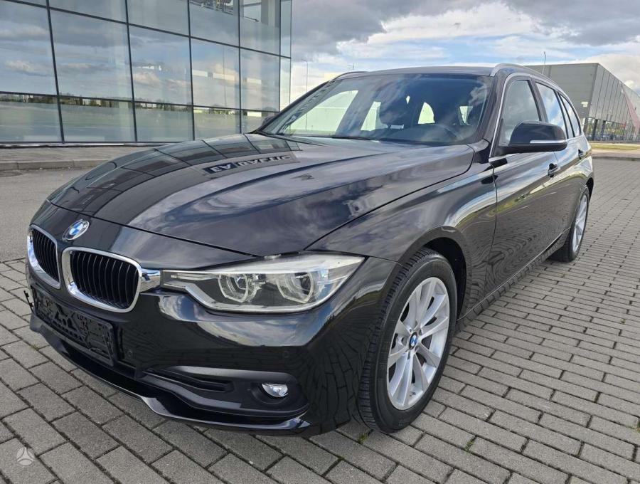 Black BMW 316 2017 in Panevezys, with an engine capacity of 2.00 L and mileage of 216 thousand km for 8499 €, photo 1 on AUTOMOTO.COM.LV