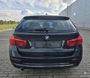 Black BMW 316 2017 in Panevezys, with an engine capacity of 2.00 L and mileage of 216 thousand km for 8499 €, photo 5 on AUTOMOTO.COM.LV