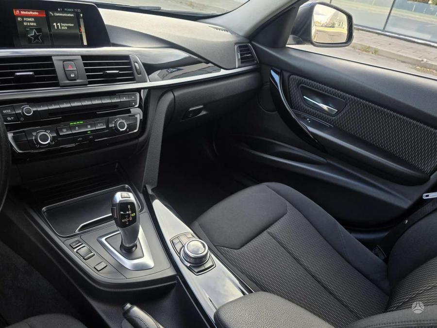 Black BMW 316 2017 in Panevezys, with an engine capacity of 2.00 L and mileage of 216 thousand km for 8499 €, photo 20 on AUTOMOTO.COM.LV