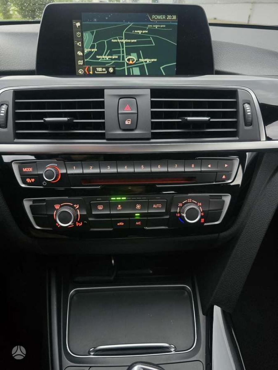 Black BMW 316 2017 in Panevezys, with an engine capacity of 2.00 L and mileage of 216 thousand km for 8499 €, photo 23 on AUTOMOTO.COM.LV