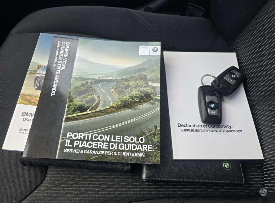 Black BMW 316 2017 in Panevezys, with an engine capacity of 2.00 L and mileage of 216 thousand km for 8499 €, photo 25 on AUTOMOTO.COM.LV