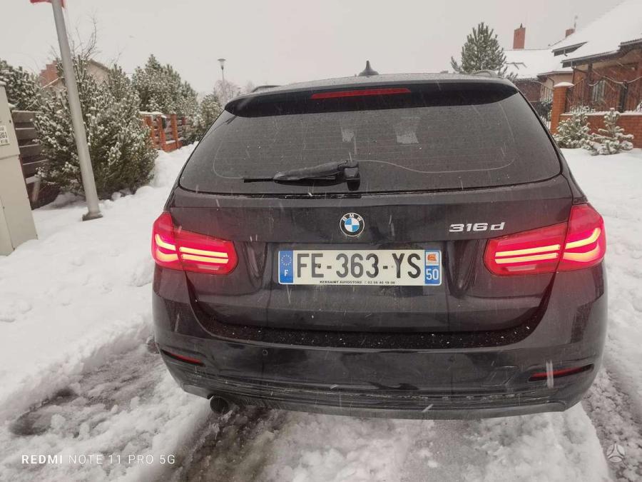 Melns BMW 316 2019 Klaipėda, ar dzinēja tilpumu 2.00 L un nobraukumu 86 tūkst. km par 12600 €, foto 5 vietnē AUTOMOTO.COM.LV