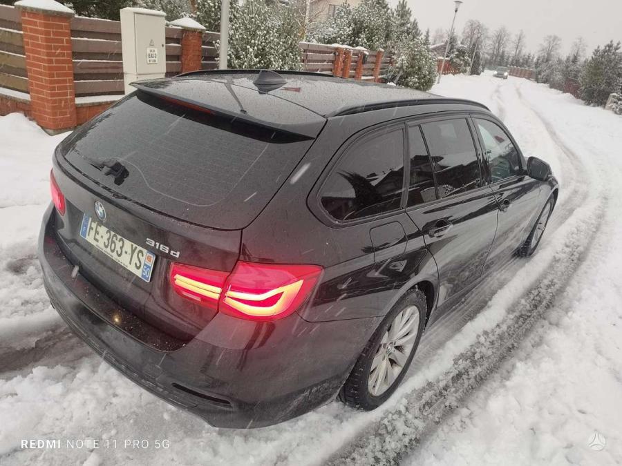 Melns BMW 316 2019 Klaipėda, ar dzinēja tilpumu 2.00 L un nobraukumu 86 tūkst. km par 12600 €, foto 10 vietnē AUTOMOTO.COM.LV