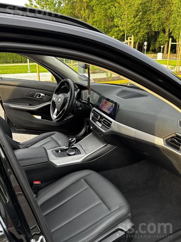 Black BMW 316 2020 in Ogre, with an engine capacity of 2.00 L and mileage of 338 thousand km for 12850 €, photo 9 on AUTOMOTO.COM.LV