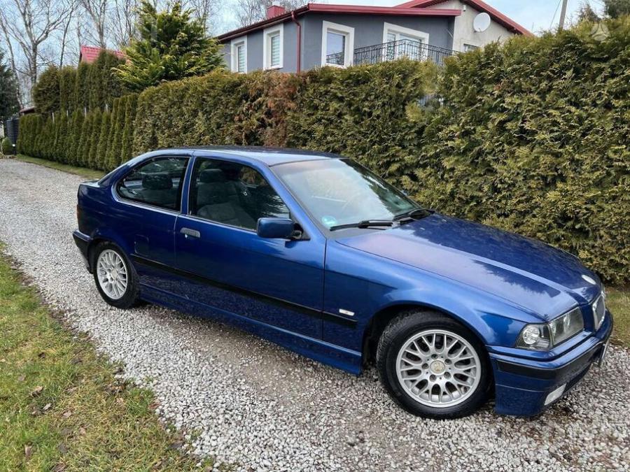 Blue BMW 316 2000 in Talsi, with an engine capacity of 1.90 L and mileage of 232 thousand km for 3150 €, photo 1 on AUTOMOTO.COM.LV