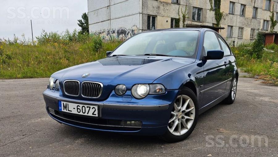 Zils BMW 316 2001 Rīga, ar dzinēja tilpumu 1.80 L un nobraukumu 318 tūkst. km par 2200 €, foto 1 vietnē AUTOMOTO.COM.LV