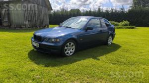 Blue BMW 316 2001 in Cesis, with an engine capacity of 2.50 L and mileage of 322 thousand km for 2300 €, photo 3 on AUTOMOTO.COM.LV