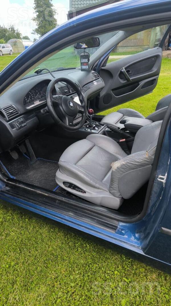 Blue BMW 316 2001 in Cesis, with an engine capacity of 2.50 L and mileage of 322 thousand km for 2300 €, photo 8 on AUTOMOTO.COM.LV