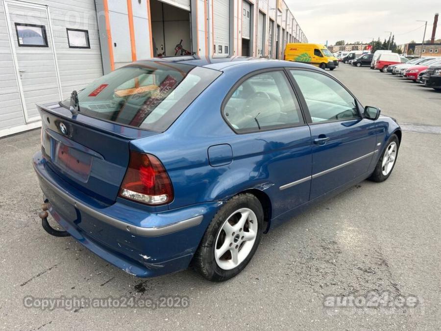 Blue BMW 316 2002 in Tallinn, with an engine capacity of 1.80 L and mileage of 249 thousand km for 1900 €, photo 7 on AUTOMOTO.COM.LV