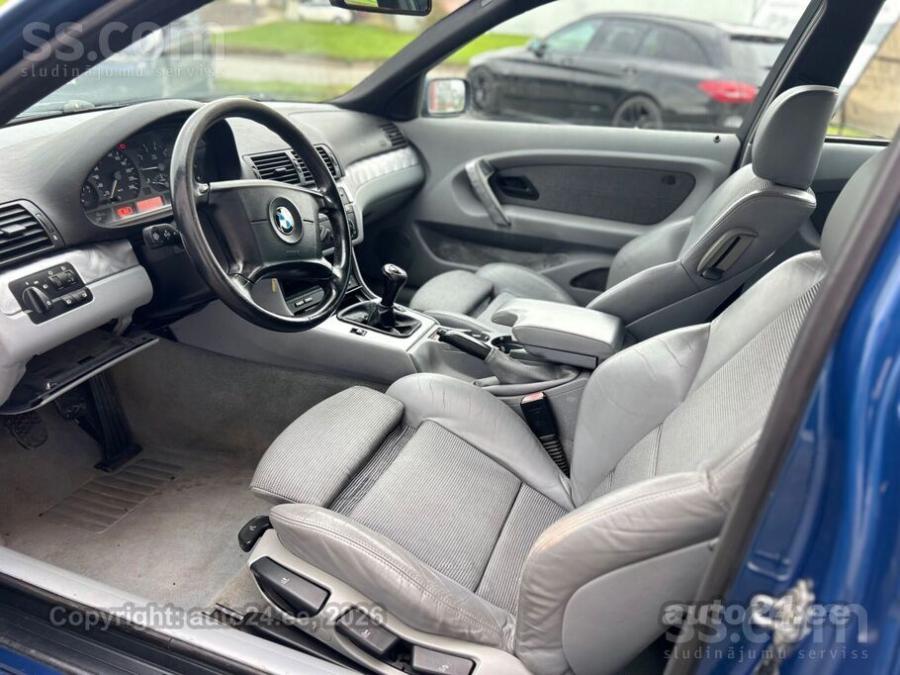 Blue BMW 316 2002 in Tallinn, with an engine capacity of 1.80 L and mileage of 249 thousand km for 1900 €, photo 12 on AUTOMOTO.COM.LV