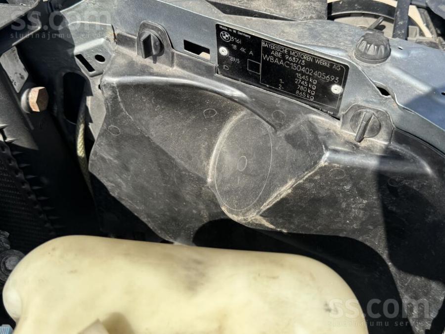 Синий БМВ 316 1988 в Рига, объемом двигателя 2.50 л и пробегом 245 тыс. км за 13000 €, фото 21 на AUTOMOTO.COM.LV