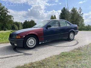 Blue BMW 316 1993 in Jelgava, with an engine capacity of 1.60 L and mileage of 300 thousand km for 1350 €, photo 3 on AUTOMOTO.COM.LV