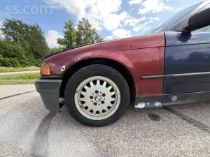 Blue BMW 316 1993 in Jelgava, with an engine capacity of 1.60 L and mileage of 300 thousand km for 1350 €, photo 25 on AUTOMOTO.COM.LV