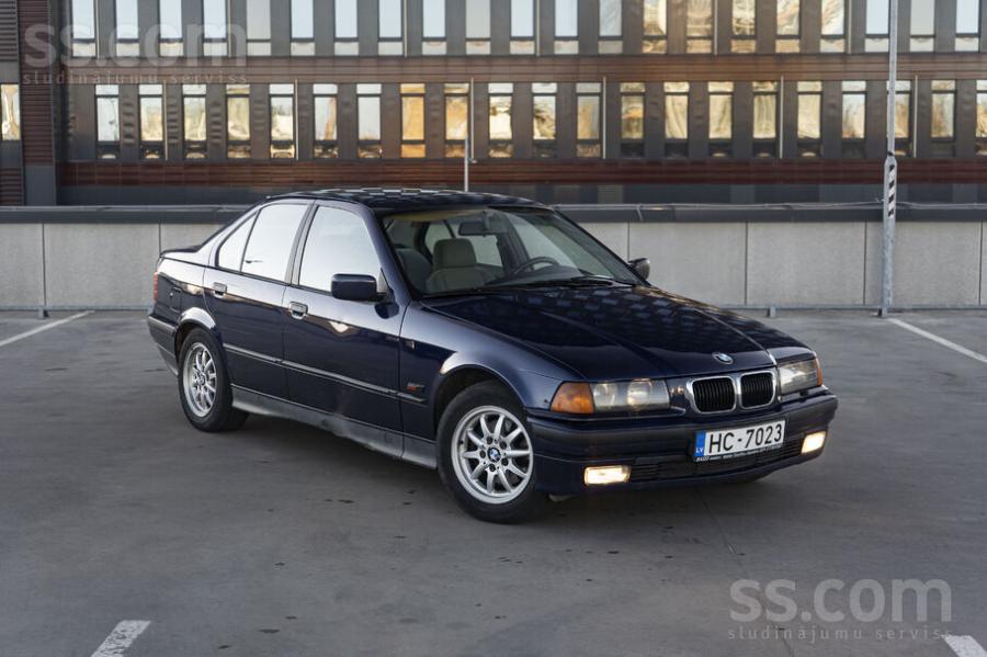 Zils BMW 316 1996 Jelgava, ar dzinēja tilpumu 1.60 L un nobraukumu 282 tūkst. km par 3200 €, foto 4 vietnē AUTOMOTO.COM.LV