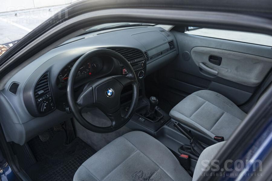 Zils BMW 316 1996 Jelgava, ar dzinēja tilpumu 1.60 L un nobraukumu 282 tūkst. km par 3200 €, foto 14 vietnē AUTOMOTO.COM.LV