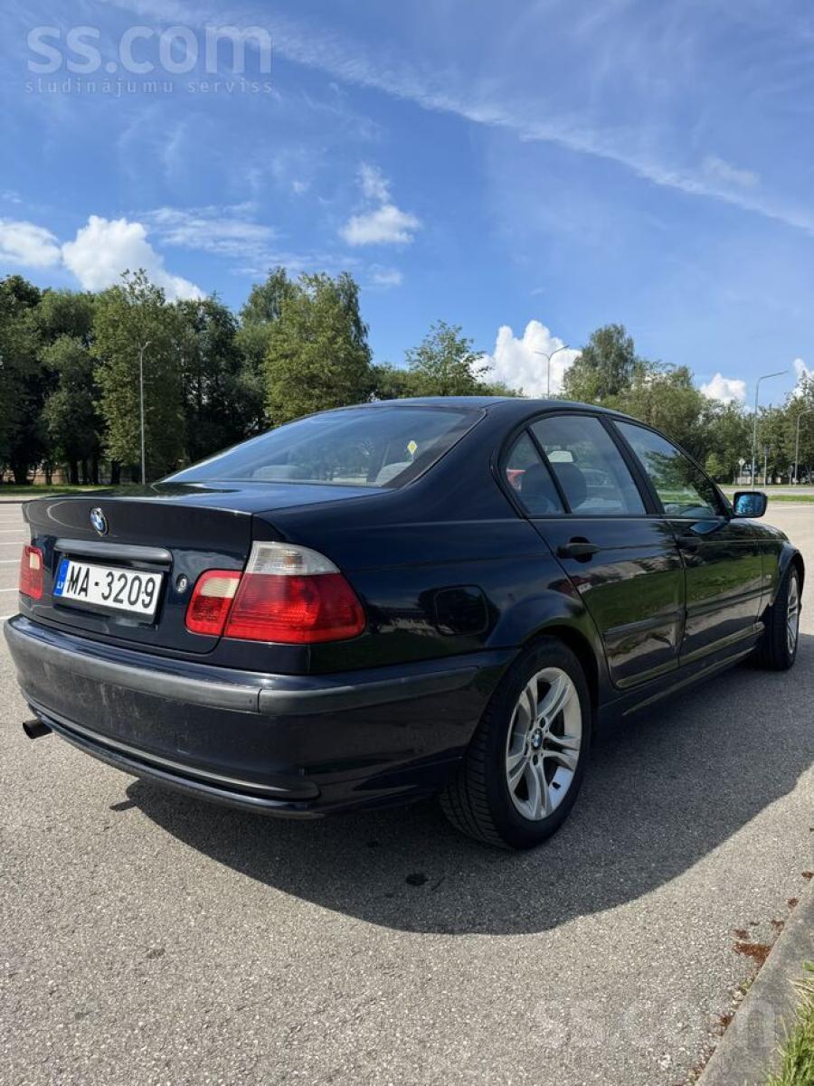 Blue BMW 316 1999 in Aizkraukle, with an engine capacity of 1.90 L and mileage of 224 thousand km for 1800 €, photo 2 on AUTOMOTO.COM.LV