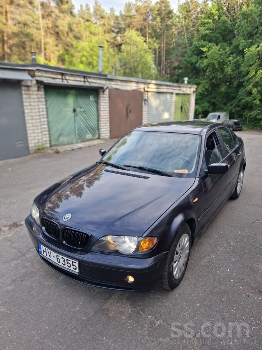 Blue BMW 316 2002 in Riga, with an engine capacity of 1.80 L and mileage of 338 thousand km for 1799 €, photo 1 on AUTOMOTO.COM.LV