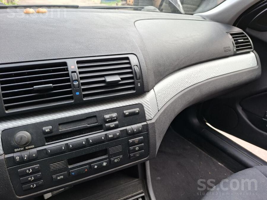 Blue BMW 316 2002 in Riga, with an engine capacity of 1.80 L and mileage of 338 thousand km for 1799 €, photo 14 on AUTOMOTO.COM.LV