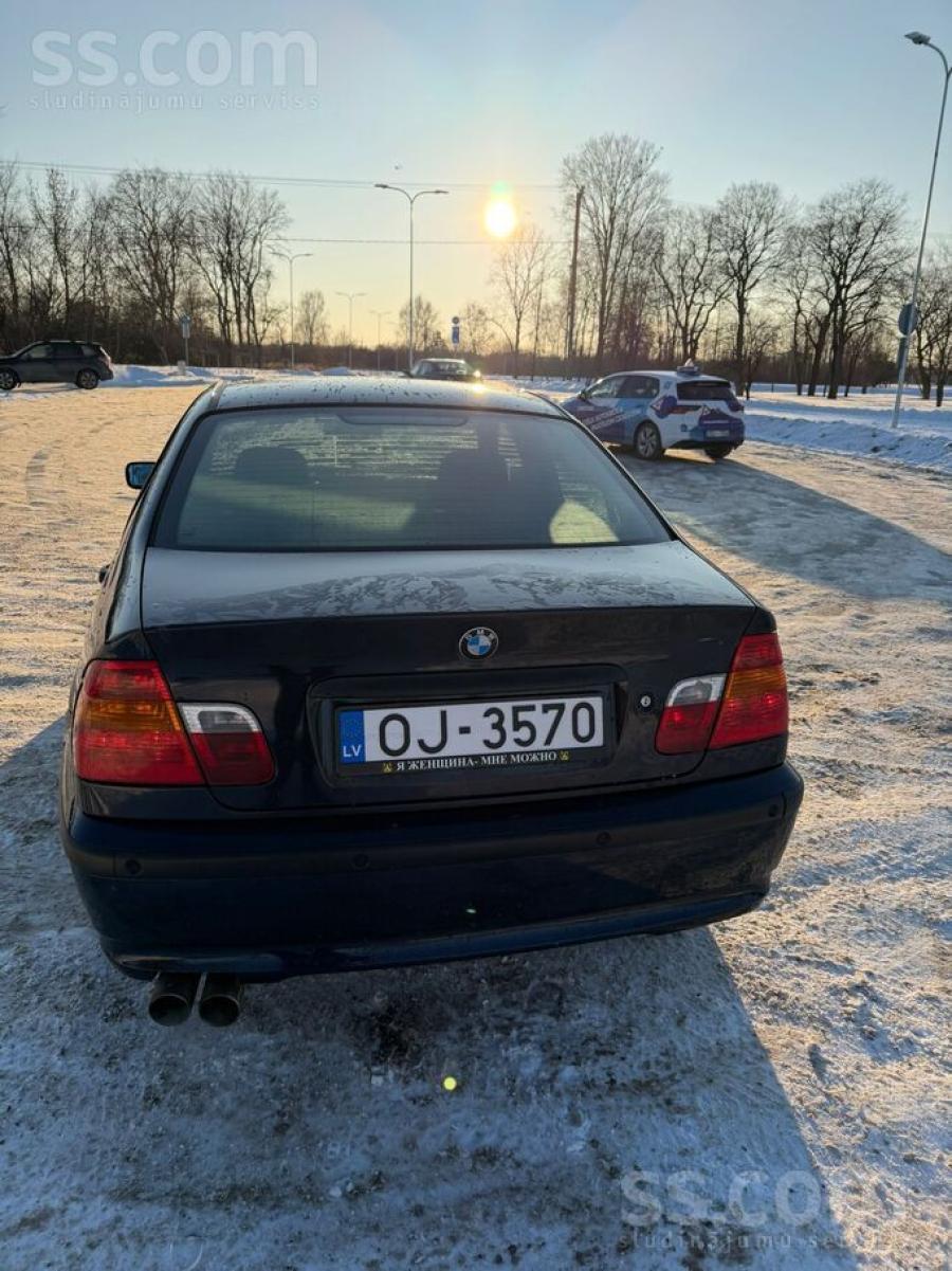 Синий БМВ 316 2003 в Рига, объемом двигателя 1.80 л и пробегом 329 тыс. км за 2100 €, фото 4 на AUTOMOTO.COM.LV