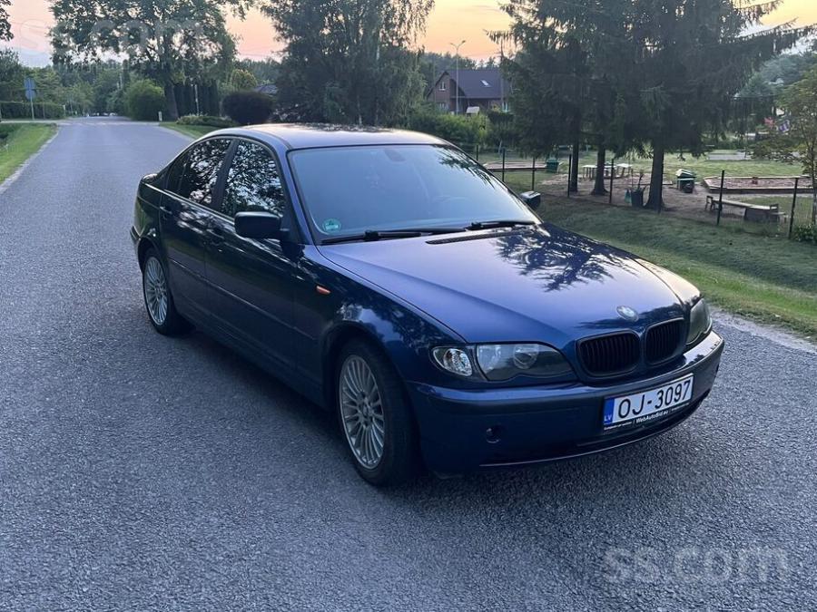 Blue BMW 316 2003 in Riga, with an engine capacity of 1.80 L and mileage of 225 thousand km for 1800 €, photo 1 on AUTOMOTO.COM.LV