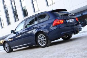 Blue BMW 316 2011 in Valmiera, with an engine capacity of 2.00 L and mileage of 386 thousand km for 3895 €, photo 5 on AUTOMOTO.COM.LV