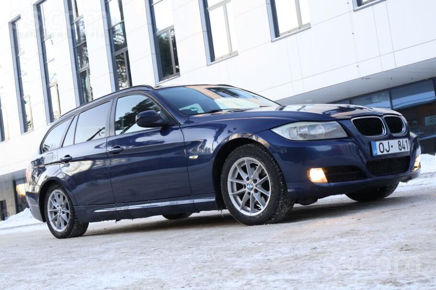 Blue BMW 316 2011 in Valmiera, with an engine capacity of 2.00 L and mileage of 386 thousand km for 3895 €, photo 9 on AUTOMOTO.COM.LV