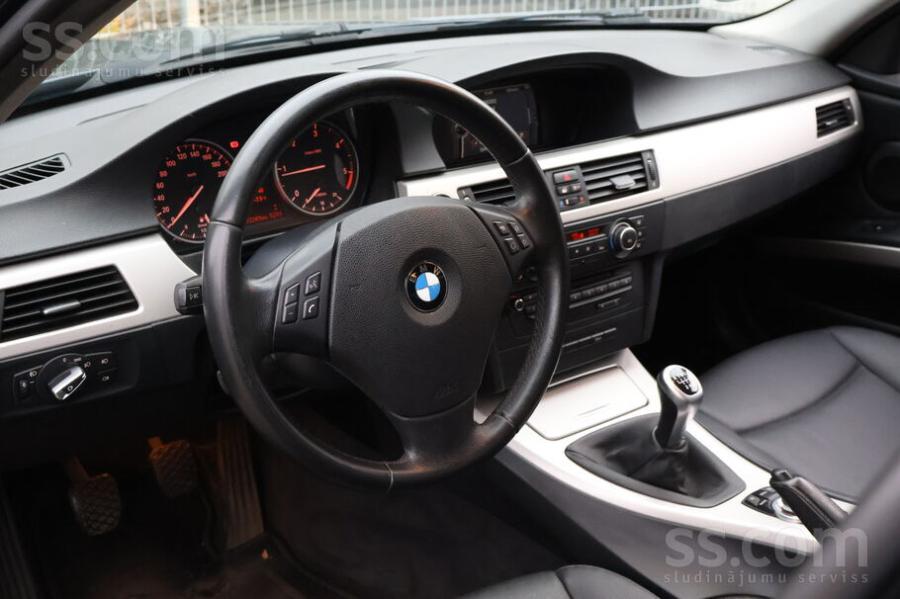 Blue BMW 316 2011 in Valmiera, with an engine capacity of 2.00 L and mileage of 386 thousand km for 3895 €, photo 12 on AUTOMOTO.COM.LV