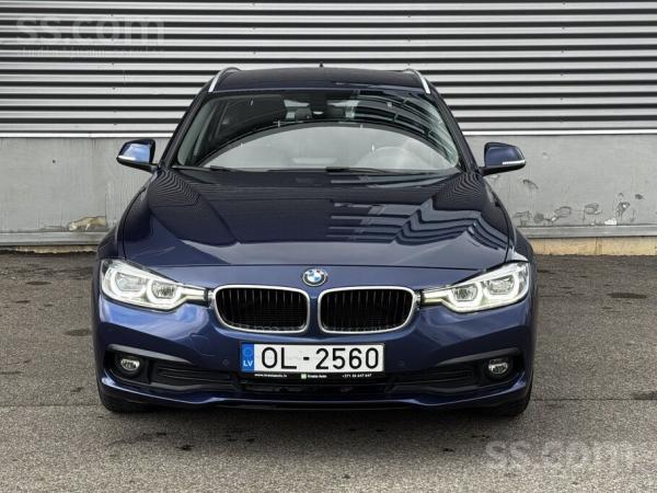 Blue BMW 316 2018 in Riga, with an engine capacity of 2.00 L and mileage of 92 thousand km for 12900 €, photo 8 on AUTOMOTO.COM.LV