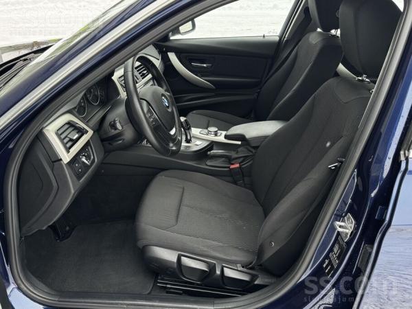 Blue BMW 316 2018 in Riga, with an engine capacity of 2.00 L and mileage of 92 thousand km for 12900 €, photo 9 on AUTOMOTO.COM.LV