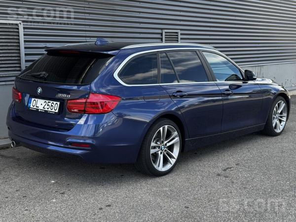Blue BMW 316 2018 in Riga, with an engine capacity of 2.00 L and mileage of 95 thousand km for 13200 €, photo 6 on AUTOMOTO.COM.LV
