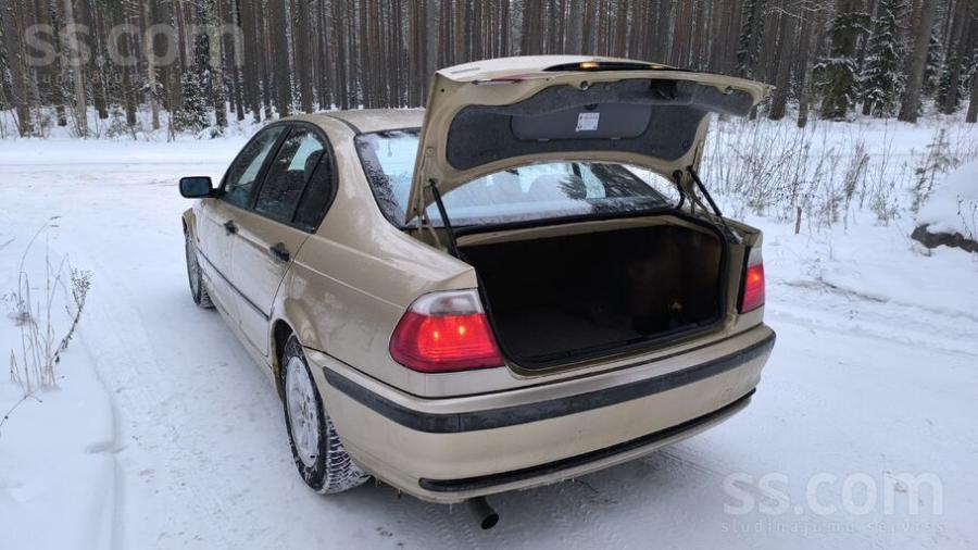 Brūns BMW 316 1999 Cēsis, ar dzinēja tilpumu 1.80 L un nobraukumu 232 tūkst. km par 1800 €, foto 6 vietnē AUTOMOTO.COM.LV